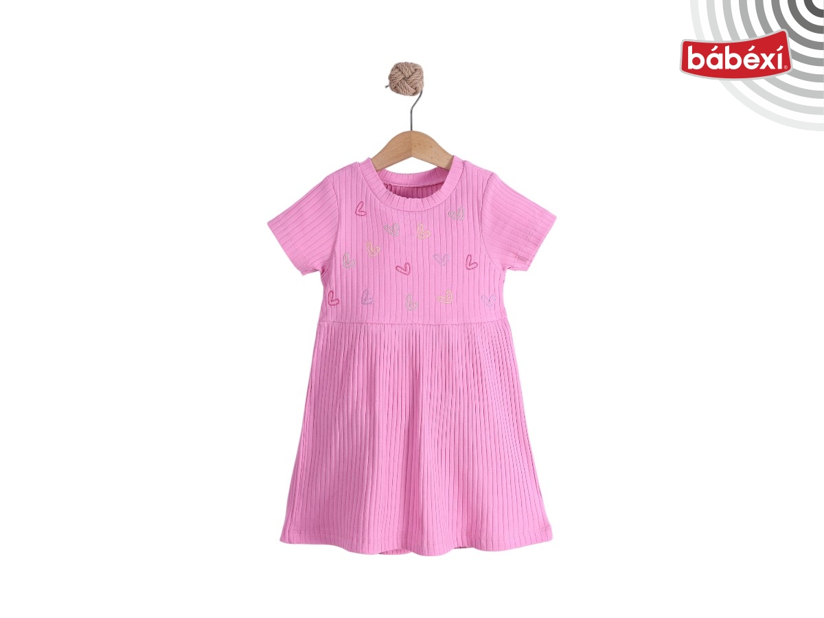 Yazlık Raporlu Elbise 2Y,3Y,4Y,5Y Kız