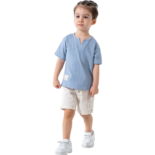 NEWPART ERKEK TİŞORTLU 2'Lİ TAKIM 2Y,3Y,4Y,5Y Erkek